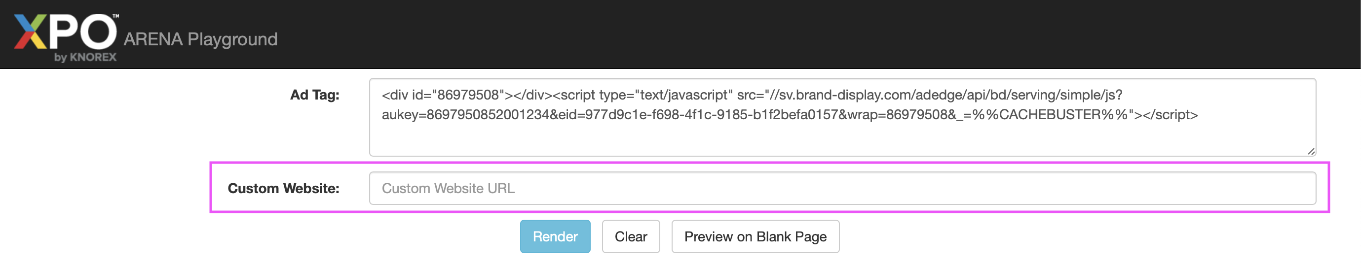 How To Set Up Creatives Via 3rd Party Ad Tags – KNOREX XPO Help Center