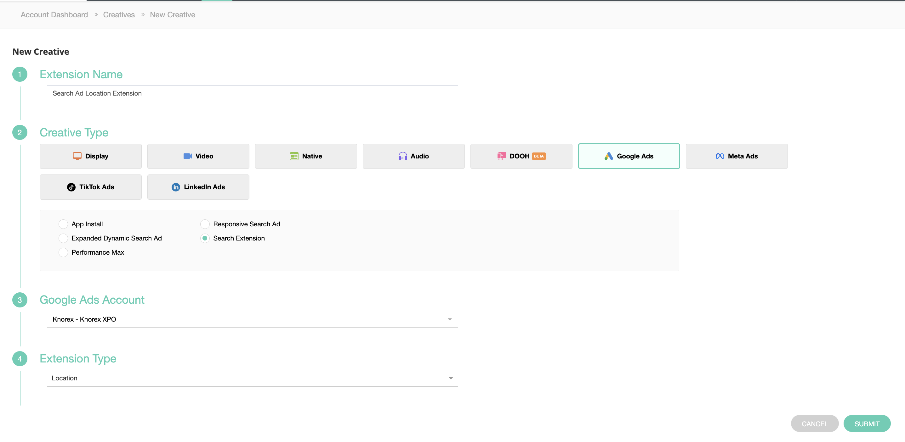 How to Use Location Extensions in Search Ads – KNOREX XPO Help Center