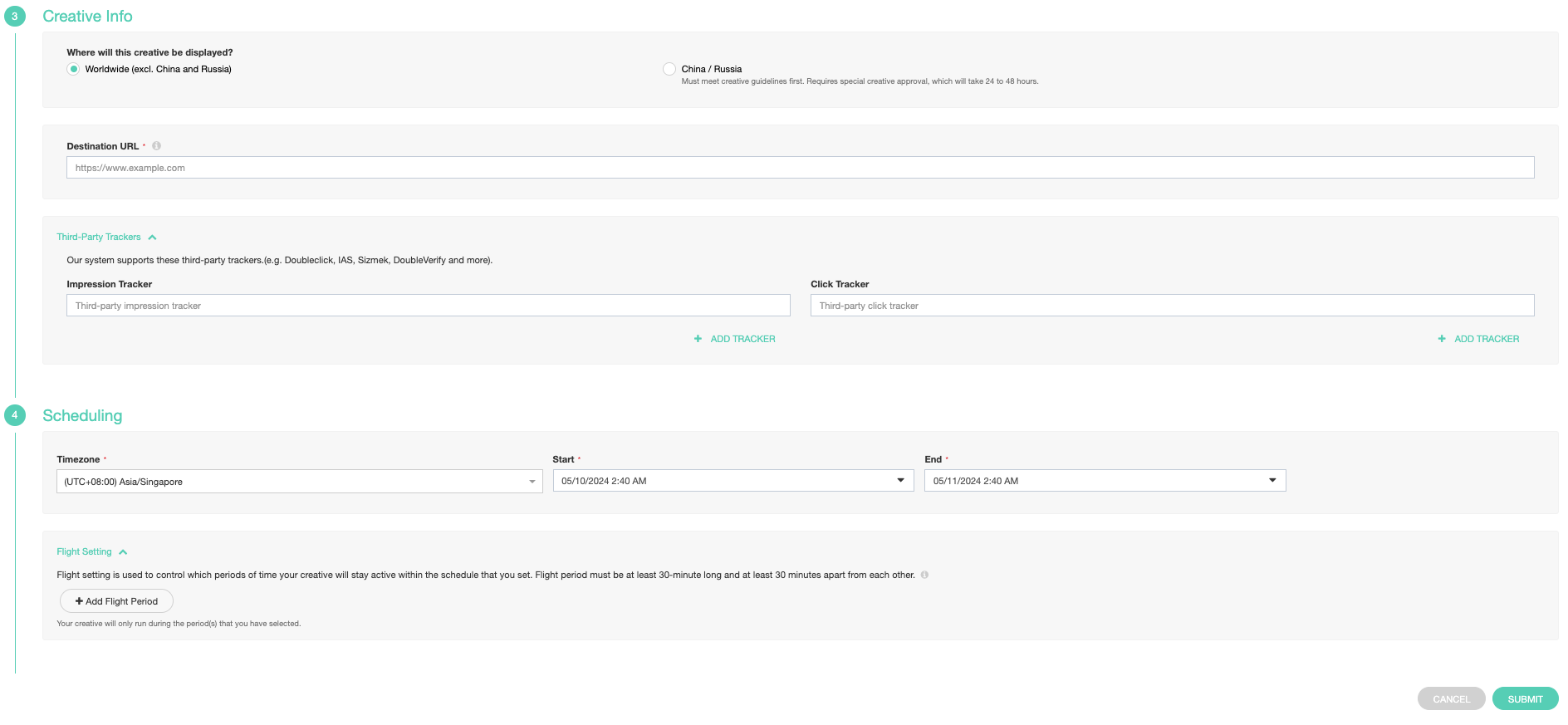 How To Set Up Creatives Via 3rd Party Ad Tags – KNOREX XPO Help Center