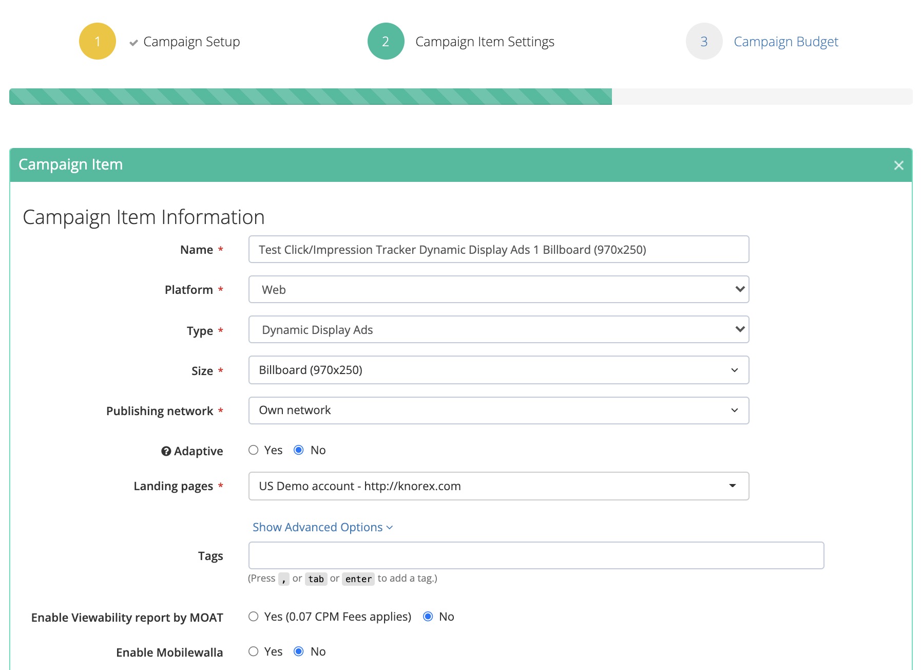 How To Generate A Click/Impression Tracker In XPO – KNOREX XPO Help Center